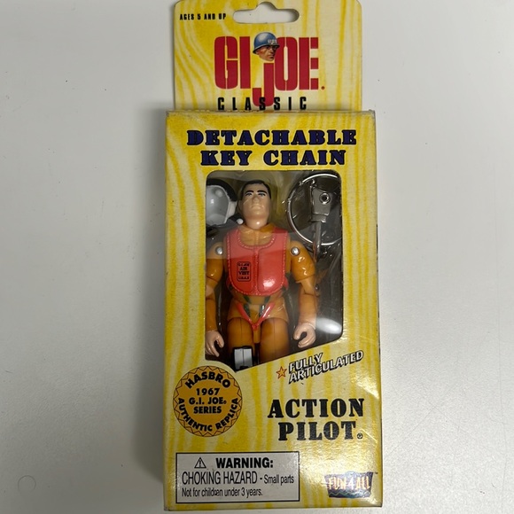 Toys | Gi Joe Action Pilot 3 34 Figure Detachable Keychain Air Force ...